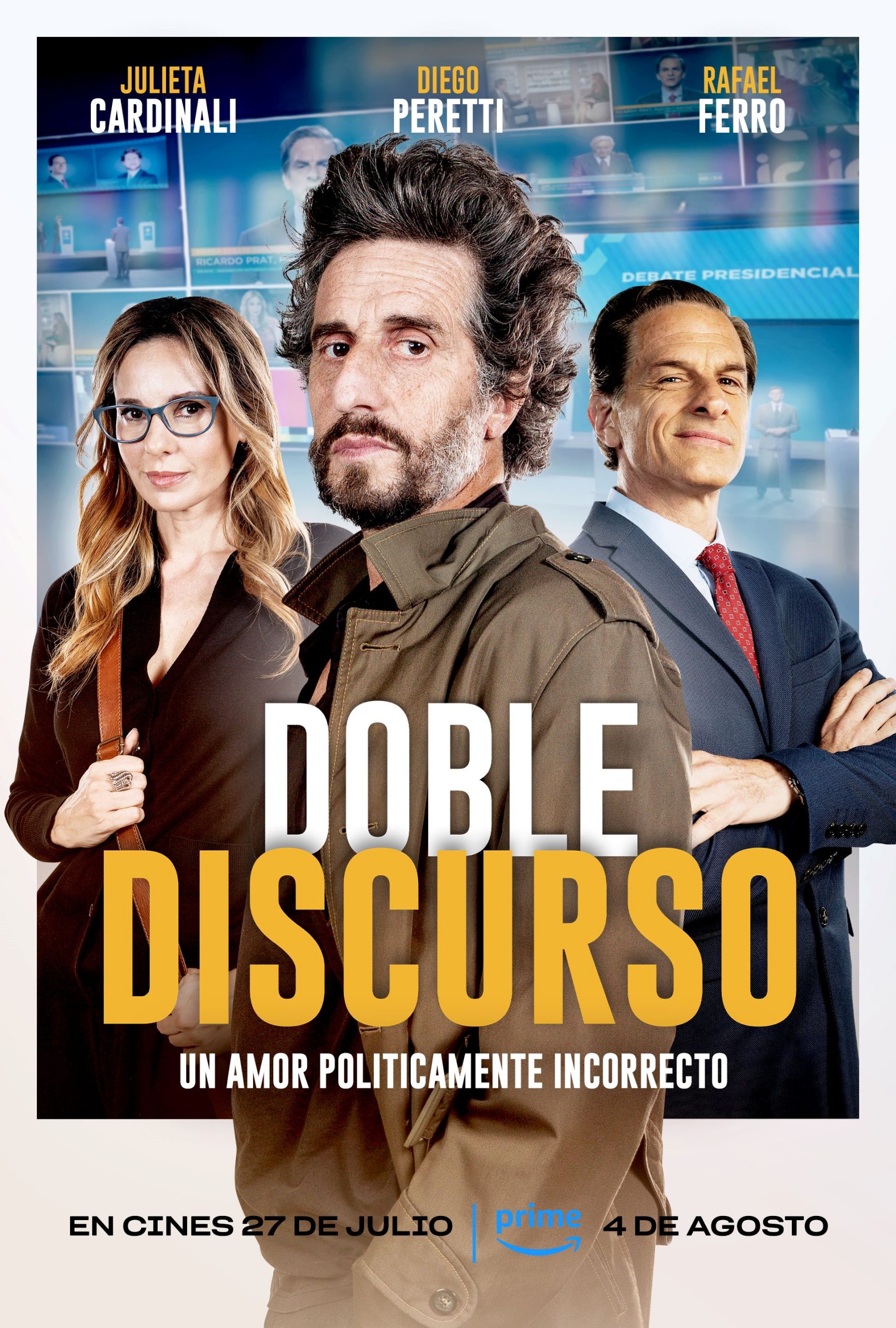 Prime Video presentó el film Doble Discurso | Cine y Teatro Argentino
